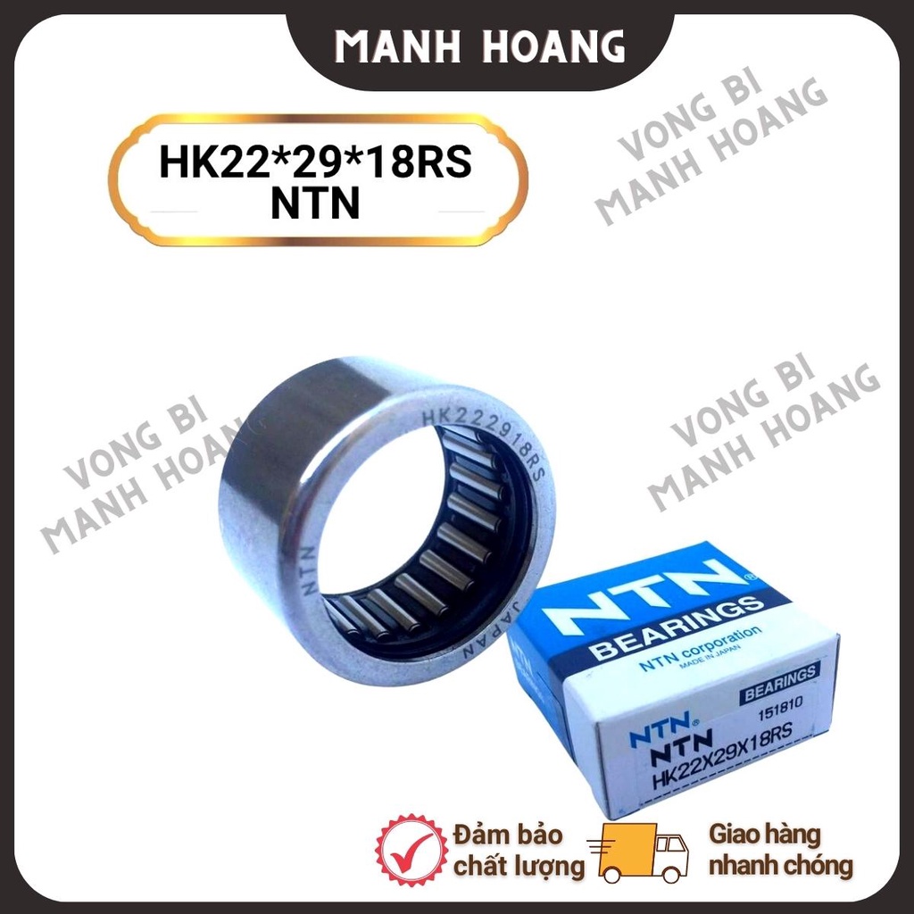 Vòng bi đũa HK22*29*18RS NTN, tiêu chuẩn quốc tế, chất lượng cao, bền bỉ - Vòng bi Mạnh Hoàng ...