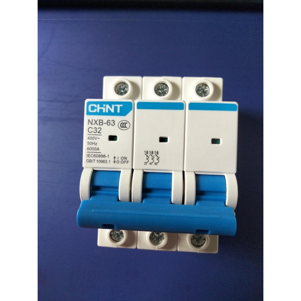 Aptomat MCB CHINT NXB63 1P 2P 3P C16A~C63A - Aptomat tép CHINT các loại | Shopee Việt Nam