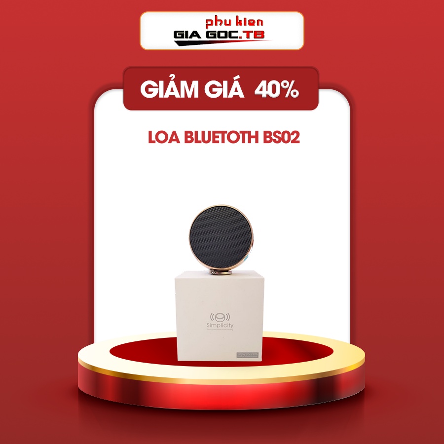 Loa Bluetooth Mini BS02 Có Móc Treo Tiện Lợi Và Khe Cắm Thẻ Nhớ, Cổng 3 ...