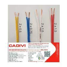 Dây điện Cadivi - Dây đôi mềm VCmd 2x0.5 | 2x0.75 | 2x1.0 | 2x1.5 [ Bán ...