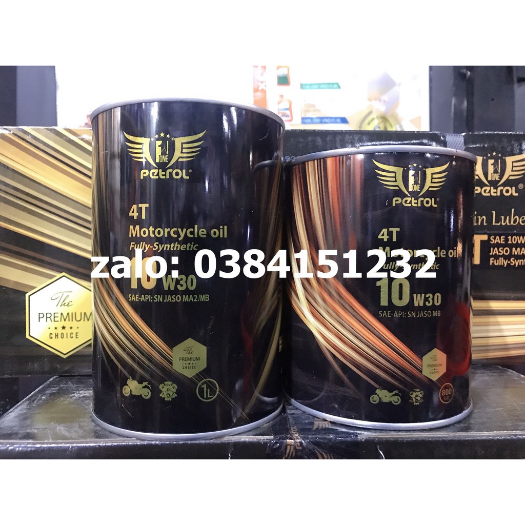 Nhớt Petrol One 100% Tổng hợp 10W30 1L | Shopee Việt Nam