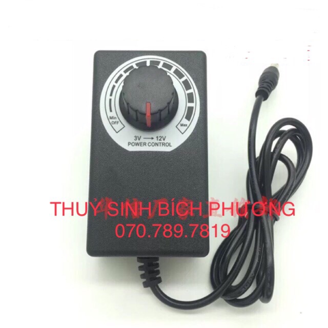NGUỒN ADAPTER DIMER TĂNG GIẢM QUẠT VÀ ĐÈN TỪ 3V-12V | CÔNG TẮC TÍCH HỢP ...