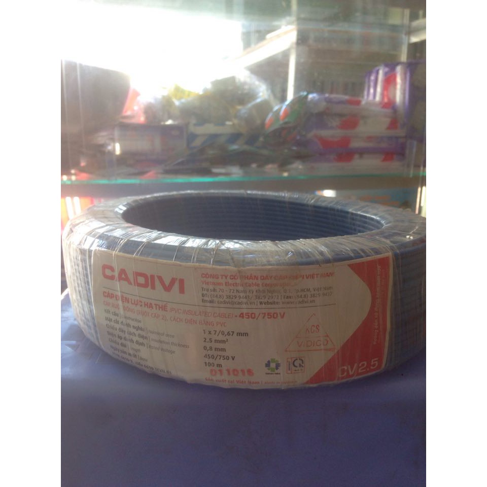 Dây Điện Đơn Cadivi CV 2.5 | Shopee Việt Nam