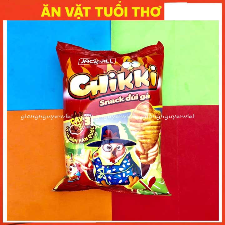 Bim bim snack Oishi CHIKKI Gà Giòn Cay Hàn Quốc 32g/gói | Shopee Việt Nam