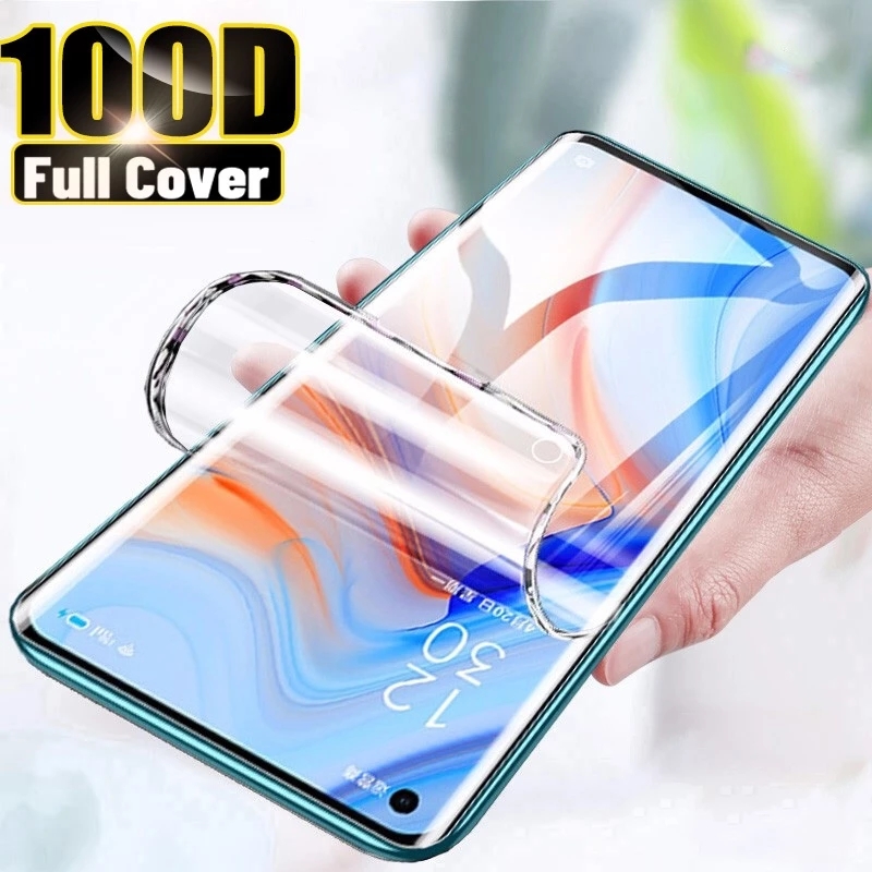 Miếng Dán Bảo Vệ Toàn Màn Hình Kiểu Cong Ppf Nano Mạnh Mẽ Cho Oppo Reno