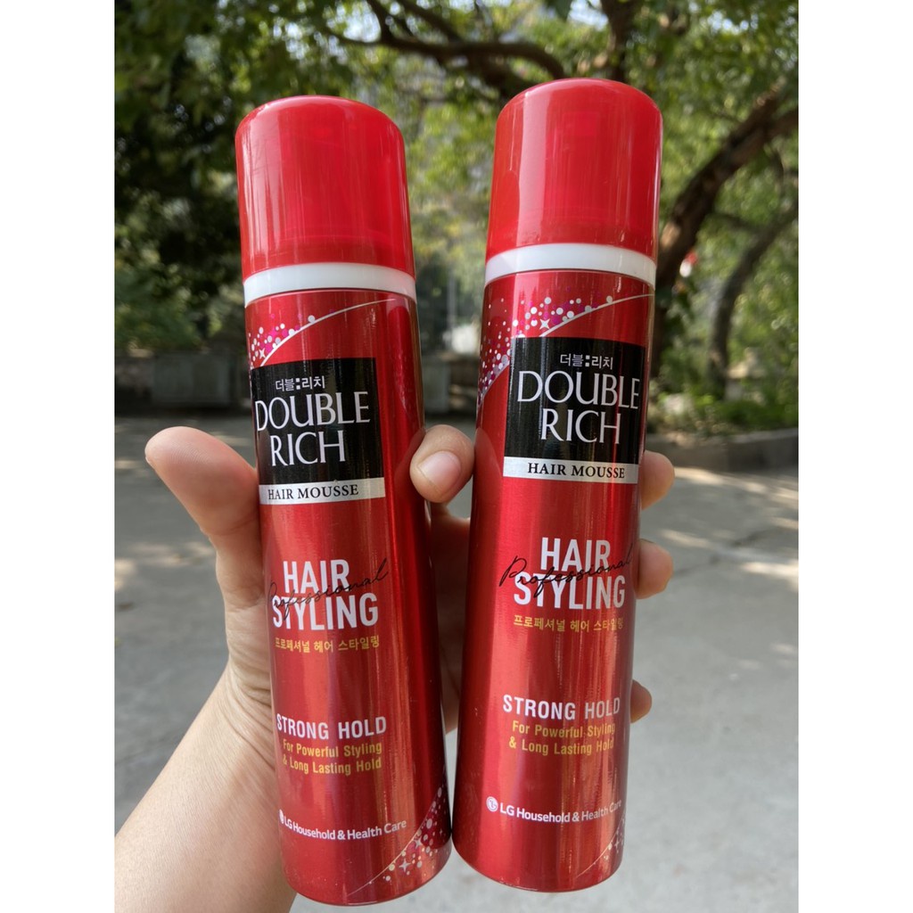 Double Rich Hair Mousse 150ml | Shopee Việt Nam