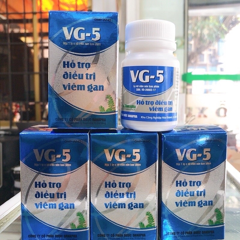 VG5 viên uống thải độc gan lọ 40 viên | Shopee Việt Nam
