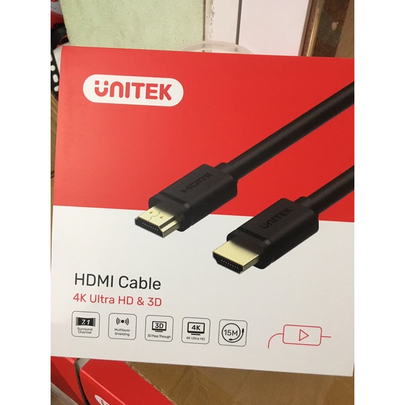 cáp hdmi 15m uniteck chính hãng | Shopee Việt Nam