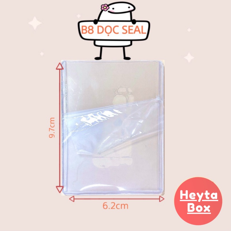 Toploader Bảo Vệ Card Kích Thước A7 B8 Decor Anime Kpop Thẻ Bài Ma