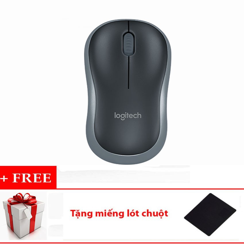 Chuột không dây LOGITECH M185 - Tặng miếng di chuột cao cấp - Chính ...