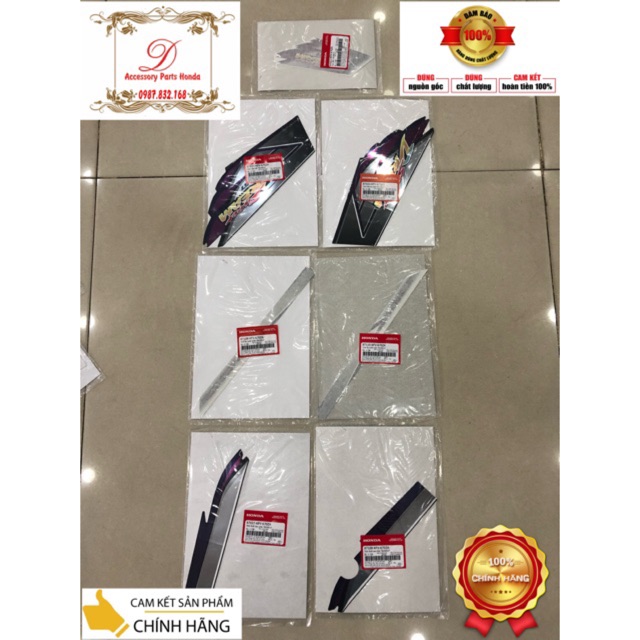 Bộ Tem Super Dream 2006 Bạc Tím Honda Chính Hãng | Shopee Việt Nam