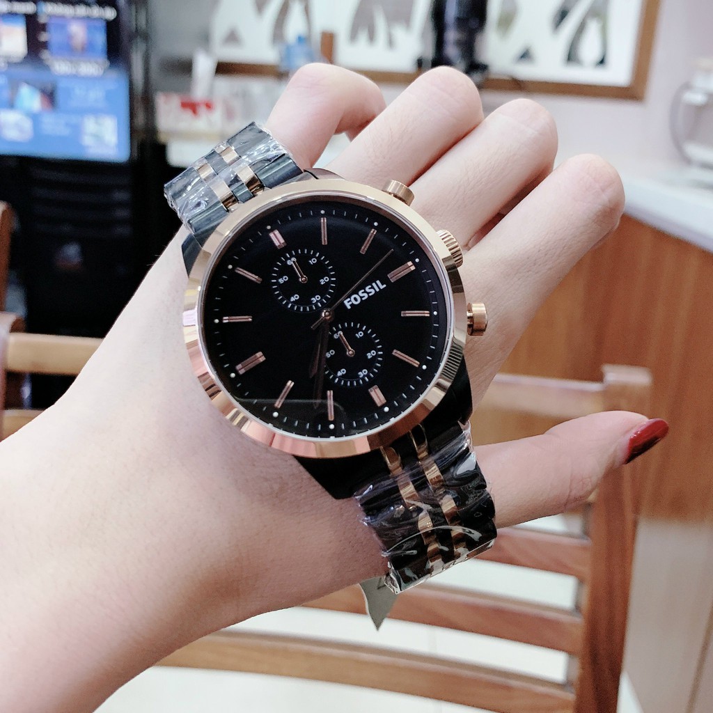 ĐỒNG HỒ NAM FOSSIL TOWNSMAN CHRONOGRAPH FS4787 FS4856 FS4786- DÂY THÉP ...