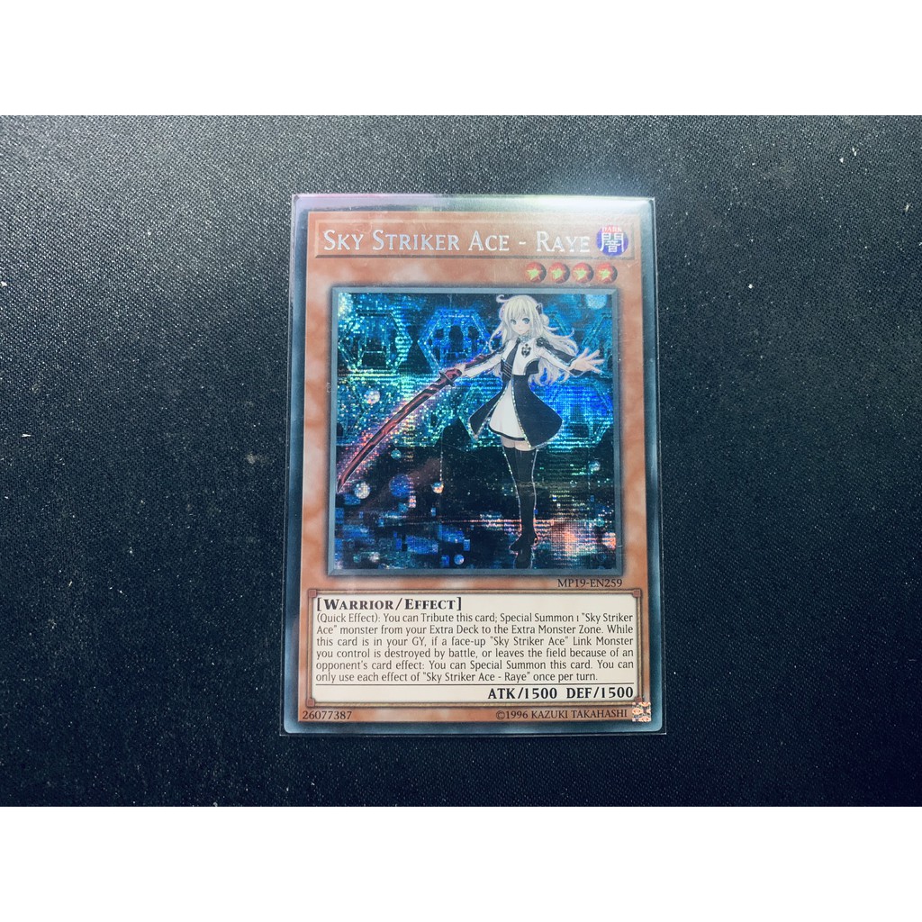 Thẻ Bài Yugioh Chính Hãng Sky Striker Ace - Raye - MP19-EN259 | Shopee Việt Nam