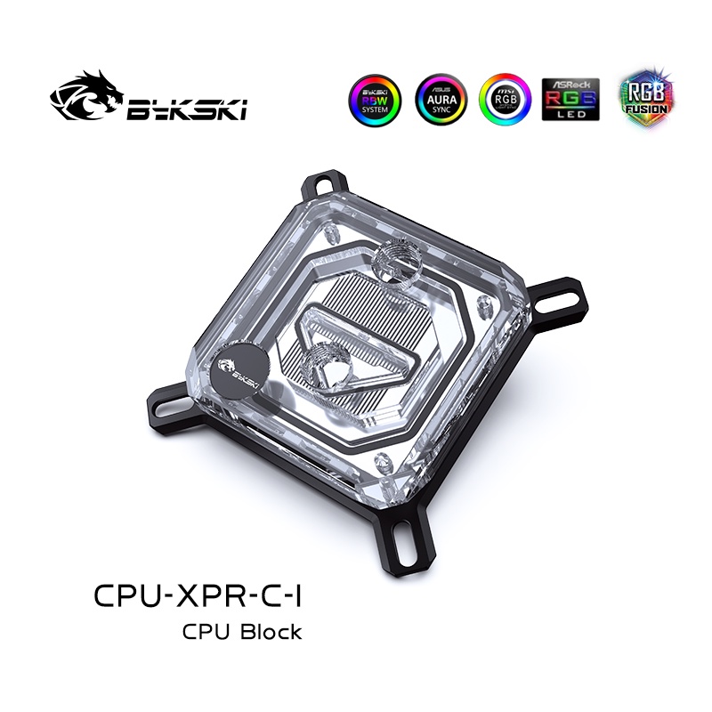 Khối CPU Bykski CPU-XPR-C-M / CPU-XPR-C-I dành cho INTEL LGA115X 1200 1700 2011AMD Ryzen 3/5/7 ...