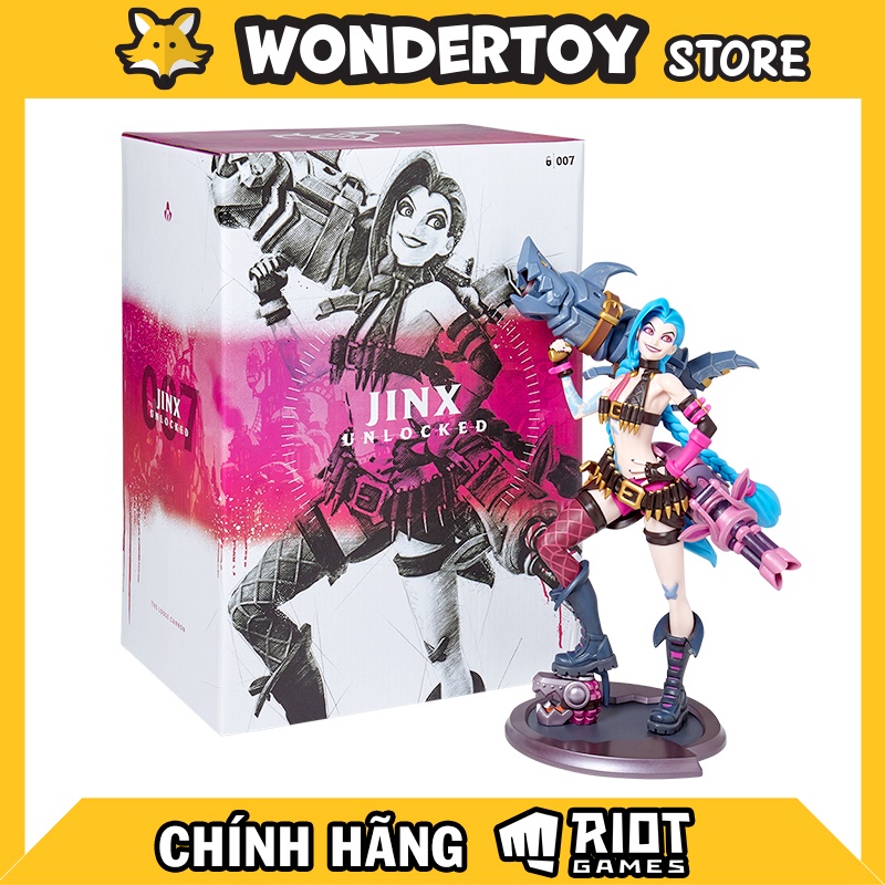 Mô hình Riot Games Liên Minh Huyền Thoại Jinx Unlocked Statue - Hàng ...