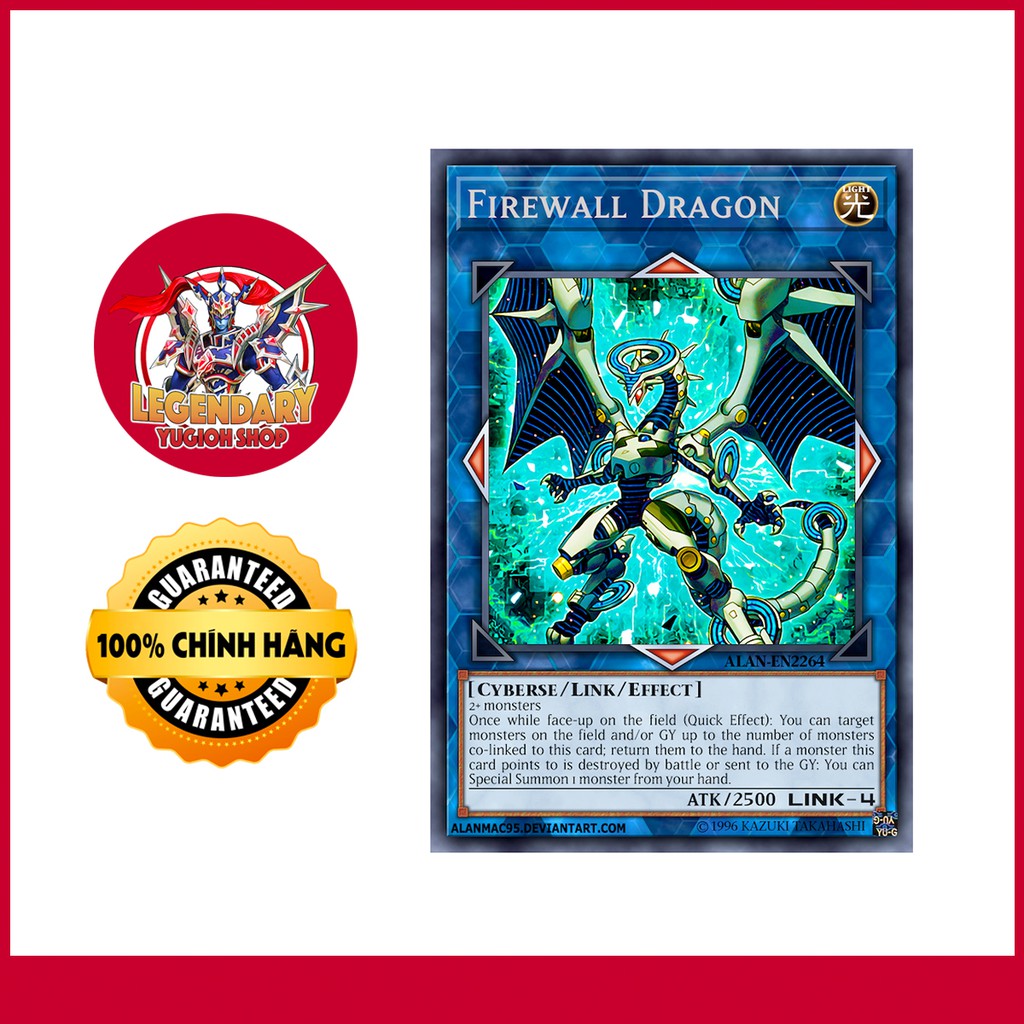 [Thẻ Bài Yugioh Chính Hãng] Firewall Dragon Art Gốc | Shopee Việt Nam