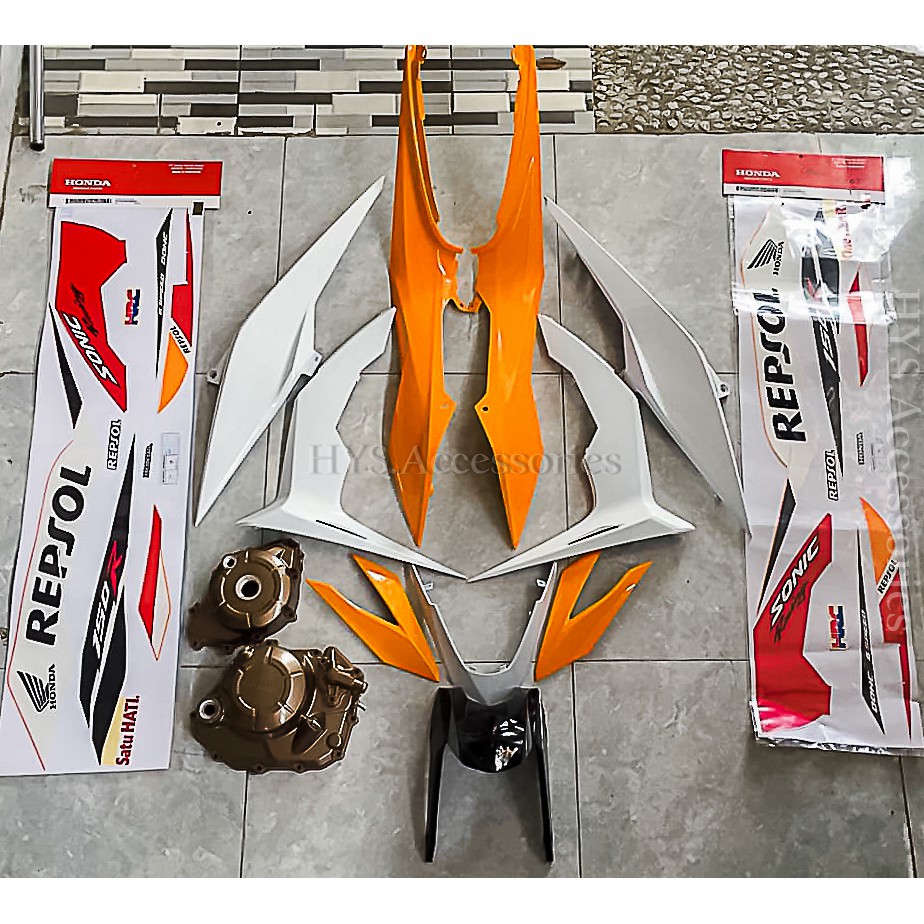 Dàn áo ( Full ) + Tem Honda Sonic REPSOL 150 2017 chính hãng | Shopee ...