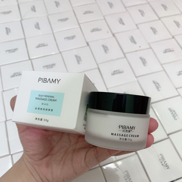PIBAMY MASSAGE CREAM ( Kem trụ thâm đầu gối, khuỷ tay, vết thâm ...