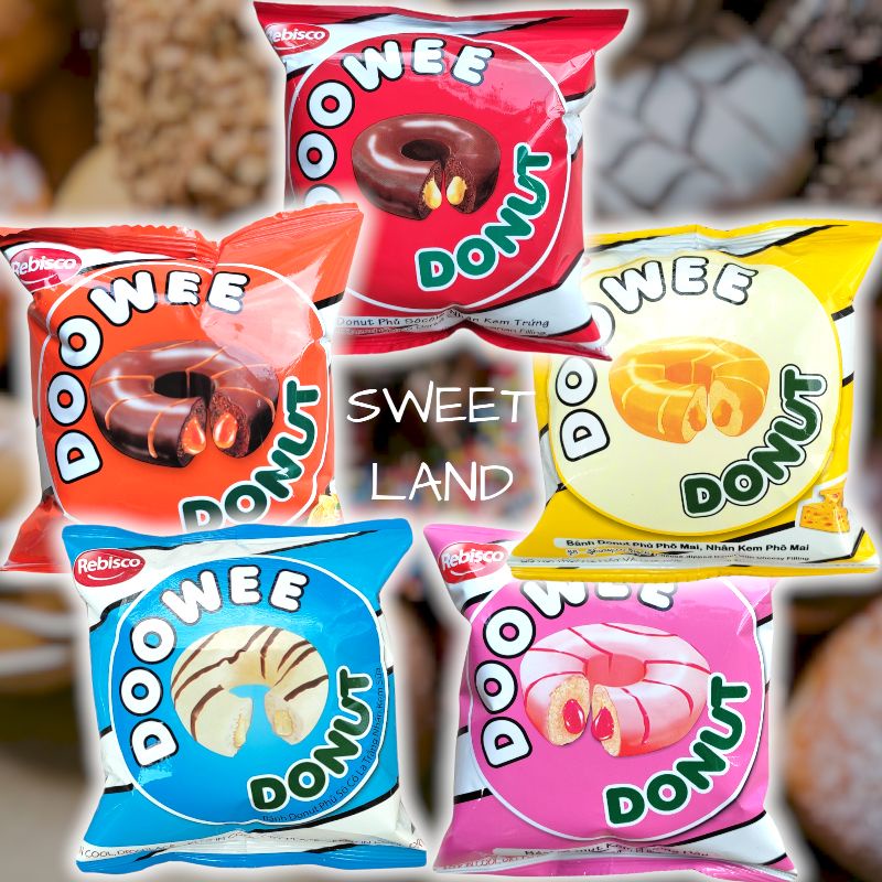 Bánh Doowee donut phủ socola nhân kem 30g | Shopee Việt Nam