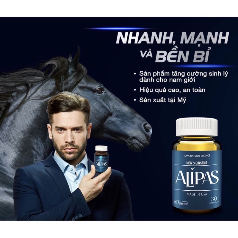 Sâm Alipas Platinum( MẪU MỚI) - Tăng cường sinh lý nam( Hàng chính hãng ...