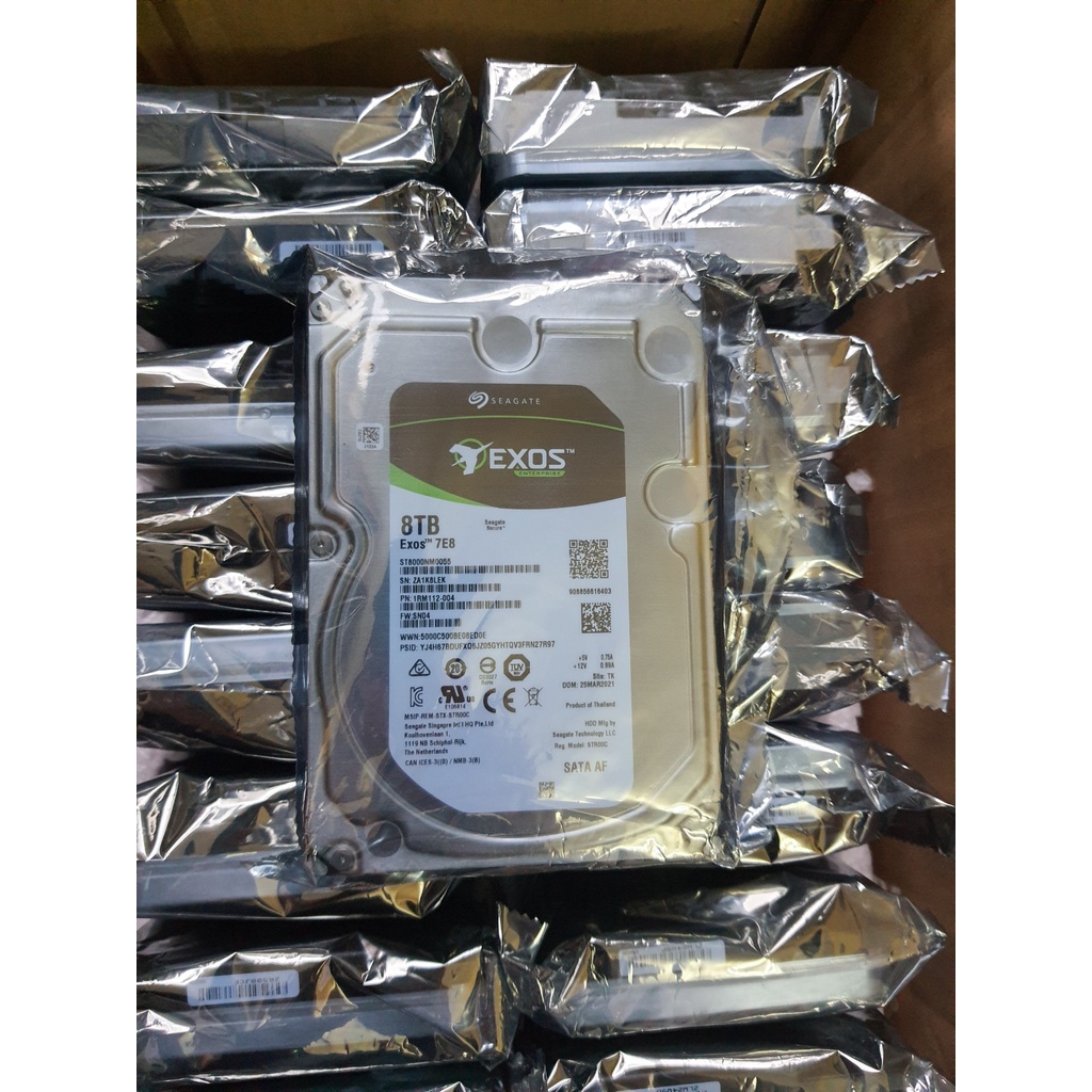 Ổ cứng HDD Seagate Exos 8TB SATA 6Gbs 256MB Cache 3.5-Inch | Shopee ...