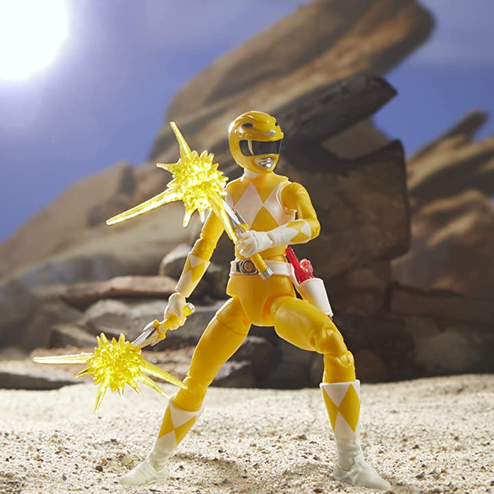 CÓ SẴN-2nd] MÔ HÌNH HASBRO MIGHTY MORPHIN YELLOW RANGER LIGHTNING ...