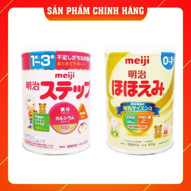 Sữa Meiji 1-3 NỘI ĐỊA NHẬT BẢN 450K lon 800g | Shopee Việt Nam