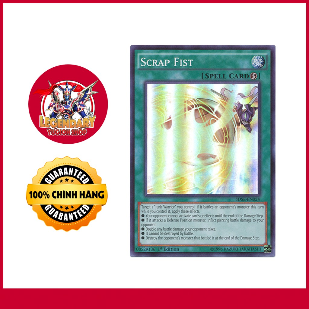 [Thẻ Bài Yugioh Chính Hãng] Scrap Fist | Shopee Việt Nam
