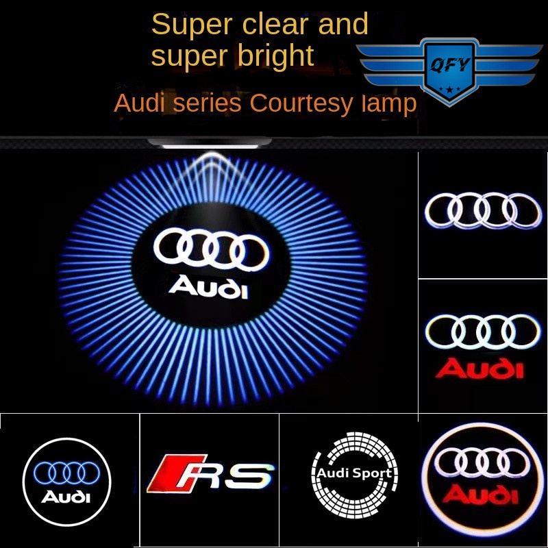 Đèn chào mừng Audi A6l A4l A3 Q5l Q3 A5A8A7 Đèn sàn chiếu cửa miễn phí | Shopee Việt Nam