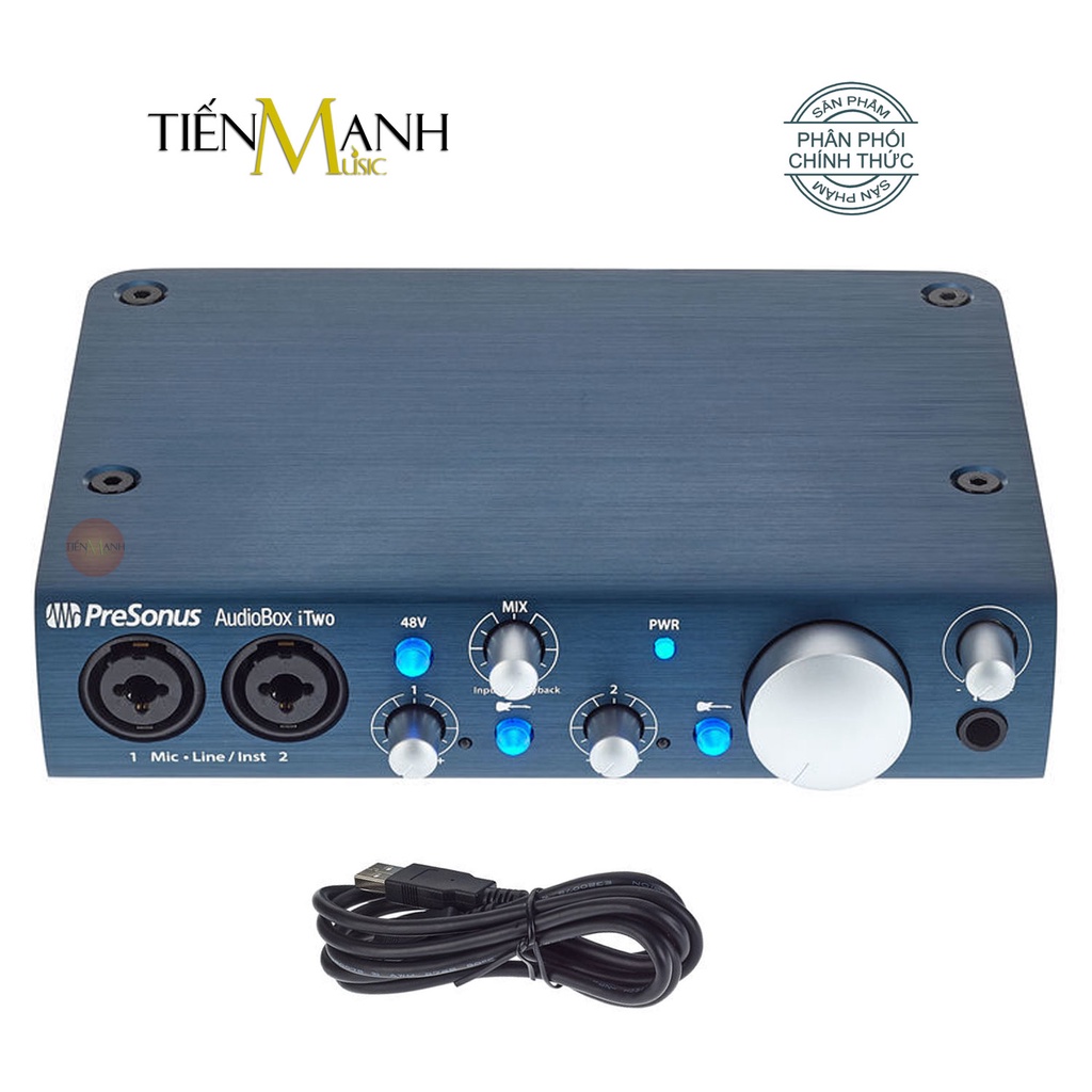 [Chính Hãng] Soundcard Presonus AudioBox iTwo - Sound Card Bộ Thu Âm ...