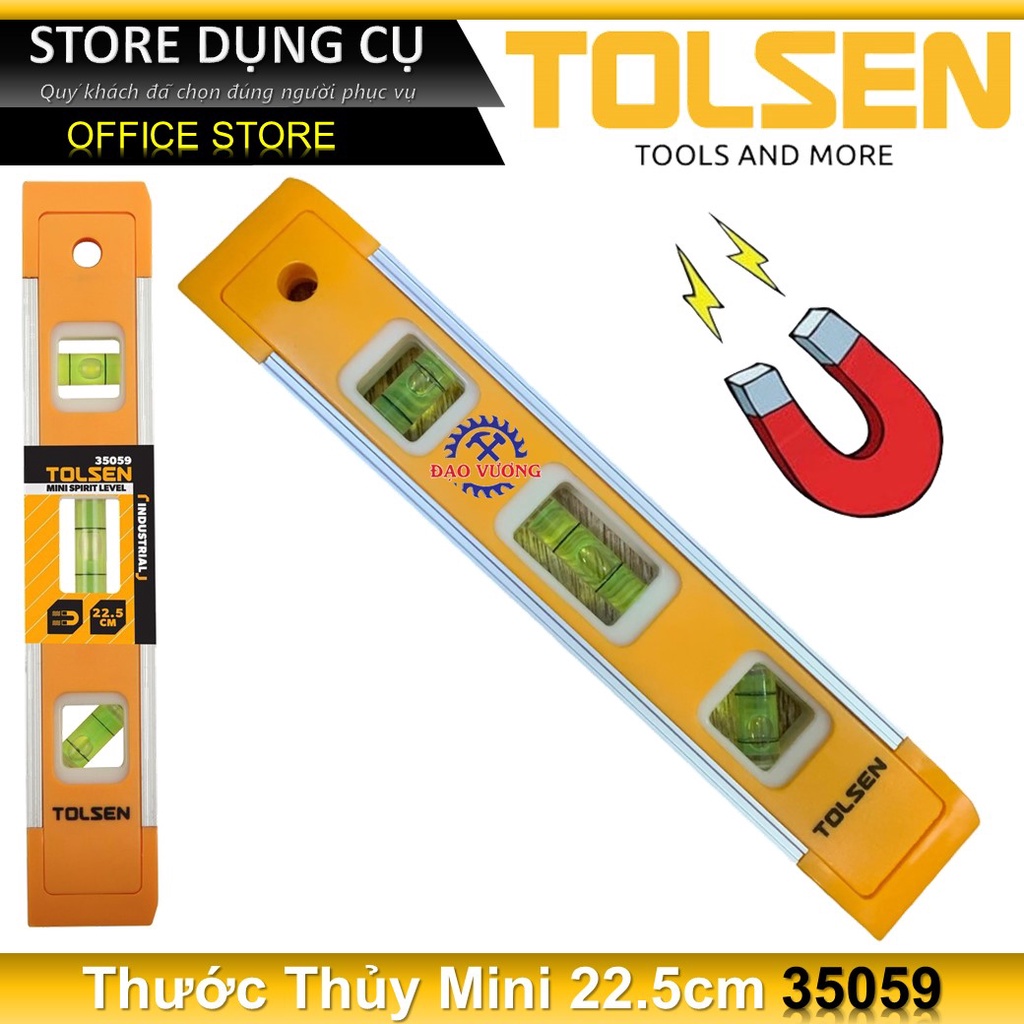 Thước Thủy Mini 22.5cm TOLSEN 35059, KAPUSI K-2561 | Shopee Việt Nam