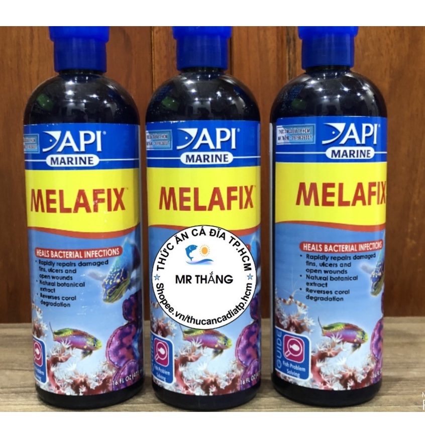 Api Melafix Marine (473ml): Thảo dược hỗ trợ đặc tr.ị nh.iễm khuẩn, lỡ loét cho cá biển | Shopee ...