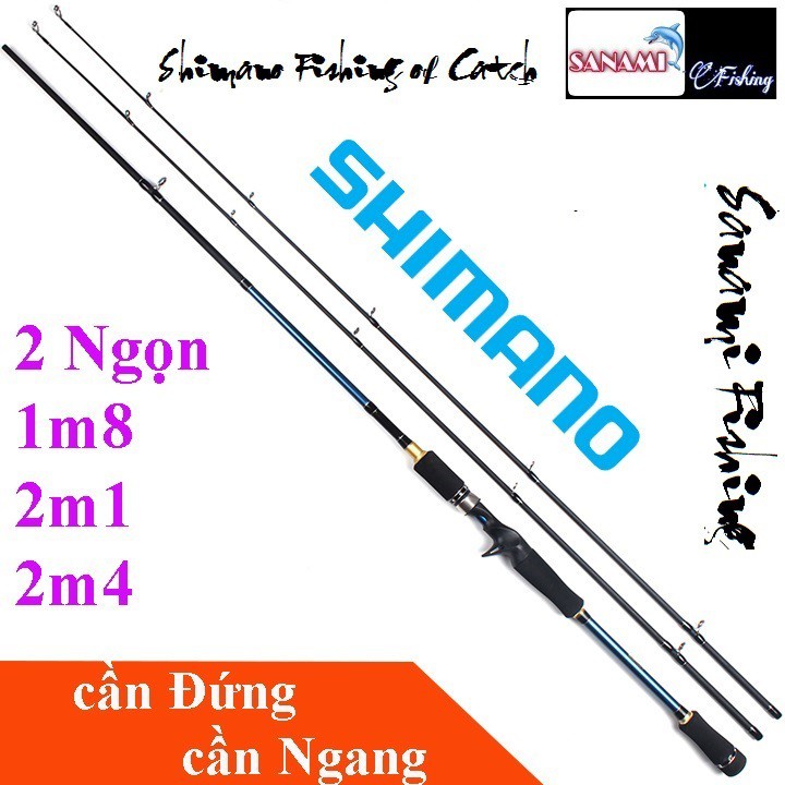 Cần Câu Lure Shimano 2 Ngọn độ cứng M ML Fishing of Catch | Shopee Việt Nam
