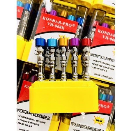 MŨI BẮN VÍT 2 ĐẦU CÓ NAM CHÂM CHỐNG TRƯỢT TIỆN DỤNG 5 MÀU HIỆU KONDAR ...
