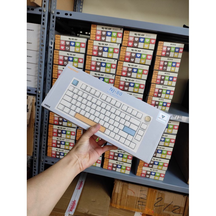 Bàn phím cơ Keydous NJ80 AP version mới nhất - Vietgear.vn