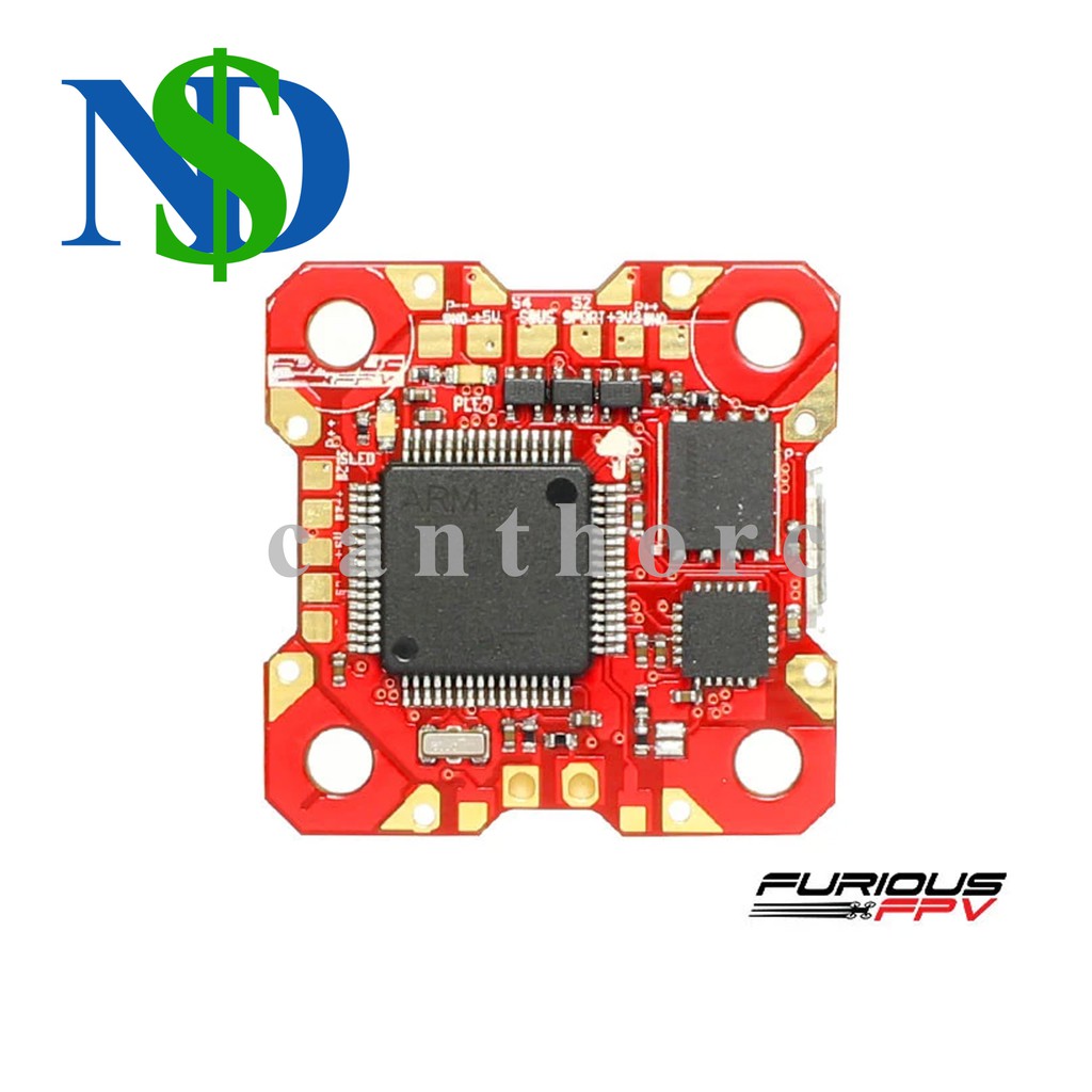 Mạch cân bằng FuriousFPV PIKO FC F4 16MB Black Box Flight Controller ...