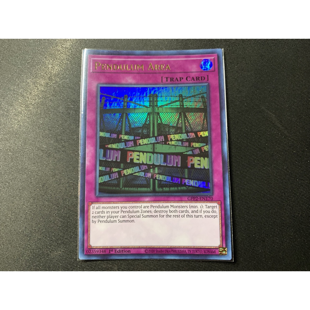 Thẻ Bài Yugioh Chính Hãng Tiếng Anh Pendulum Area | Shopee Việt Nam