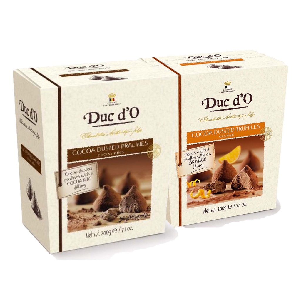 Chocolate / Socola Duc d'O Cocoa Dusted Truffles - 2 Vị Cacao / Orange ...
