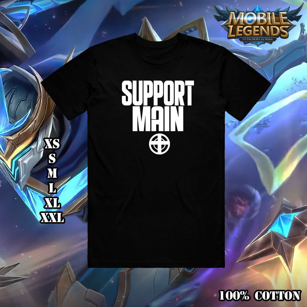 (SALE 50%)Áo thun in Mobile Legends Bang Bang MLBB Support Main MLB New ...