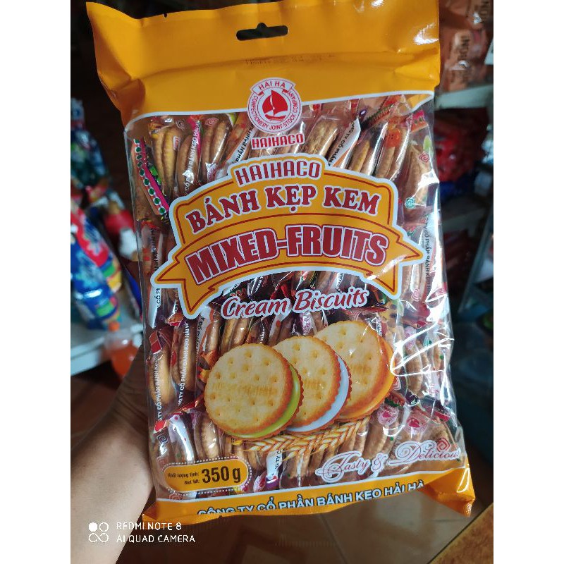 BÁNH KẸP KEM MIXED_FRUITS HAIHACO 350 GAM/1 GÓI | Shopee Việt Nam