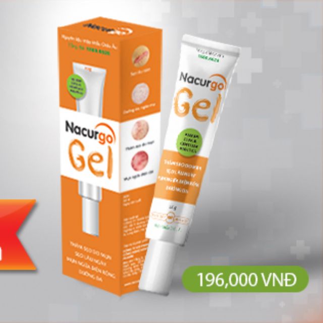 Gel ngừa sẹo Mụn, Thâm sẹo do Mụn và Mụn ngừa diện rộng : Nacurgo Gel ...