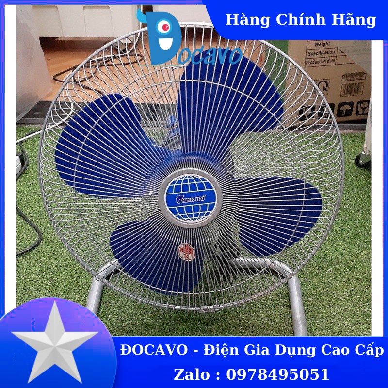 Quạt sàn Ching Hai - FF-919, sải cánh 450mm, quạt chân quỳ công nghiệp ...
