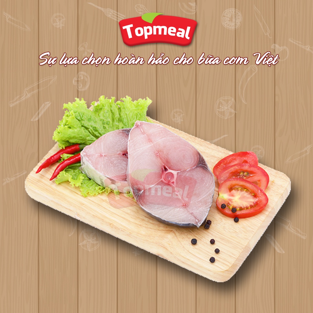 HCM - Cá thu cắt khúc Topmeal (500g Net) - Thích hợp với các món kho ...