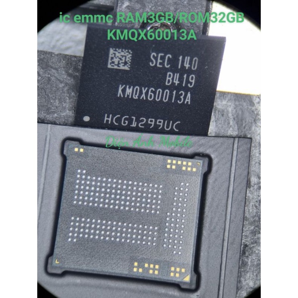 ic emmc KMQX60013A bộ nhớ RAM3GB ROM32GB | Shopee Việt Nam