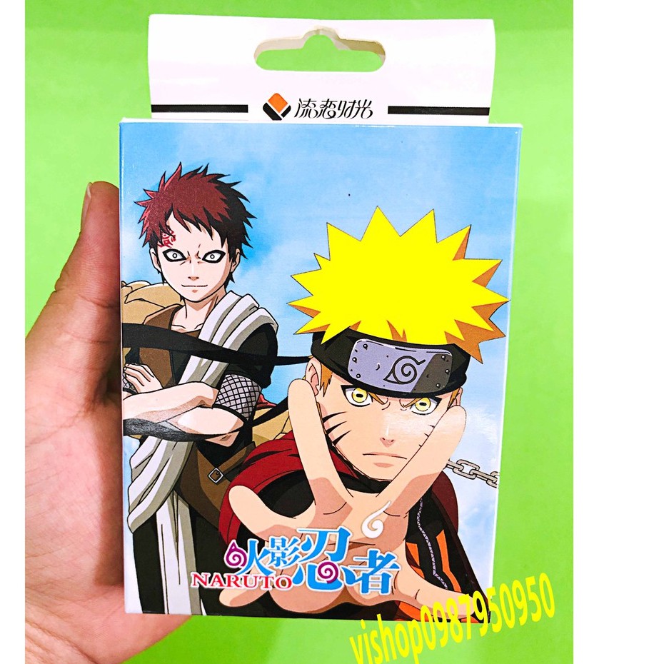 Bộ bài Tây anime NARUTO NARUT0, bộ tú poker đô rê mon 54 lá in hình ...