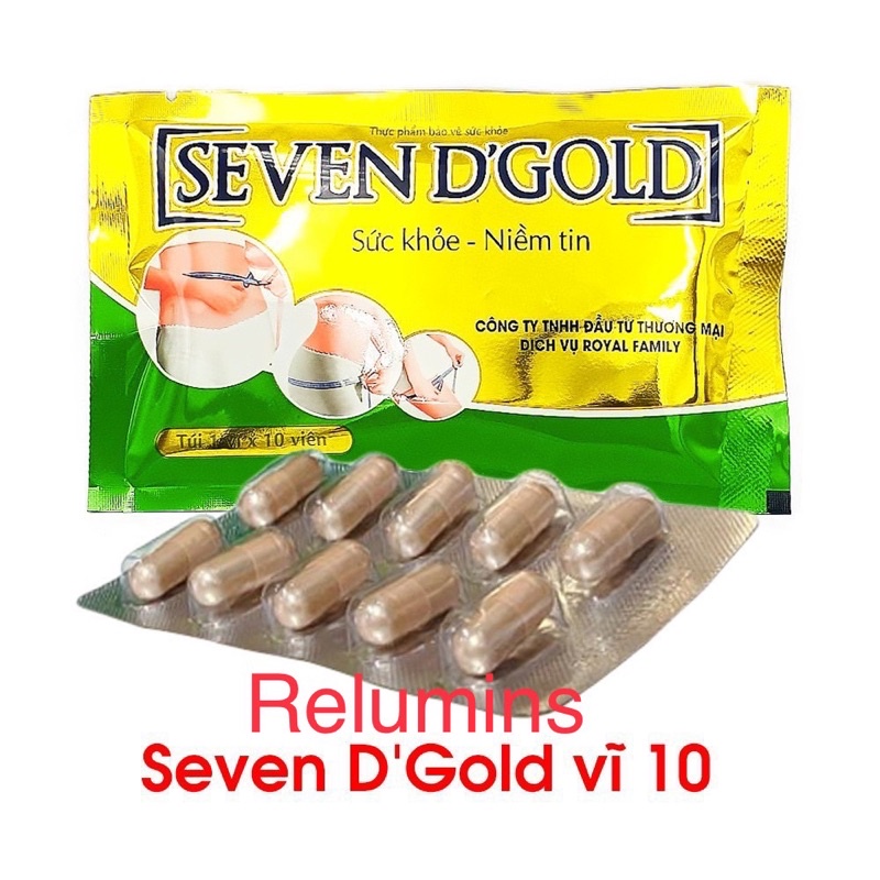GIẢM CÂN NHANH SEVEN DAYS GOLD CHÍNH HÃNG | Shopee Việt Nam