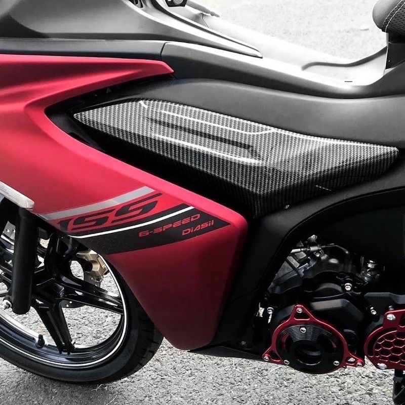 Ốp Sườn Trước EX155 Exciter 2021 VVA Carbon đời mới | Shopee Việt Nam