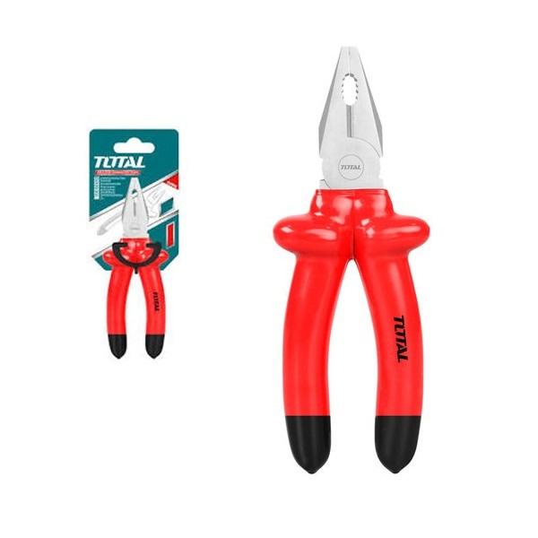 Kềm răng cách điện 1000v TOTAL THTIP181 8inch, thép Cr-V siêu cứng ...