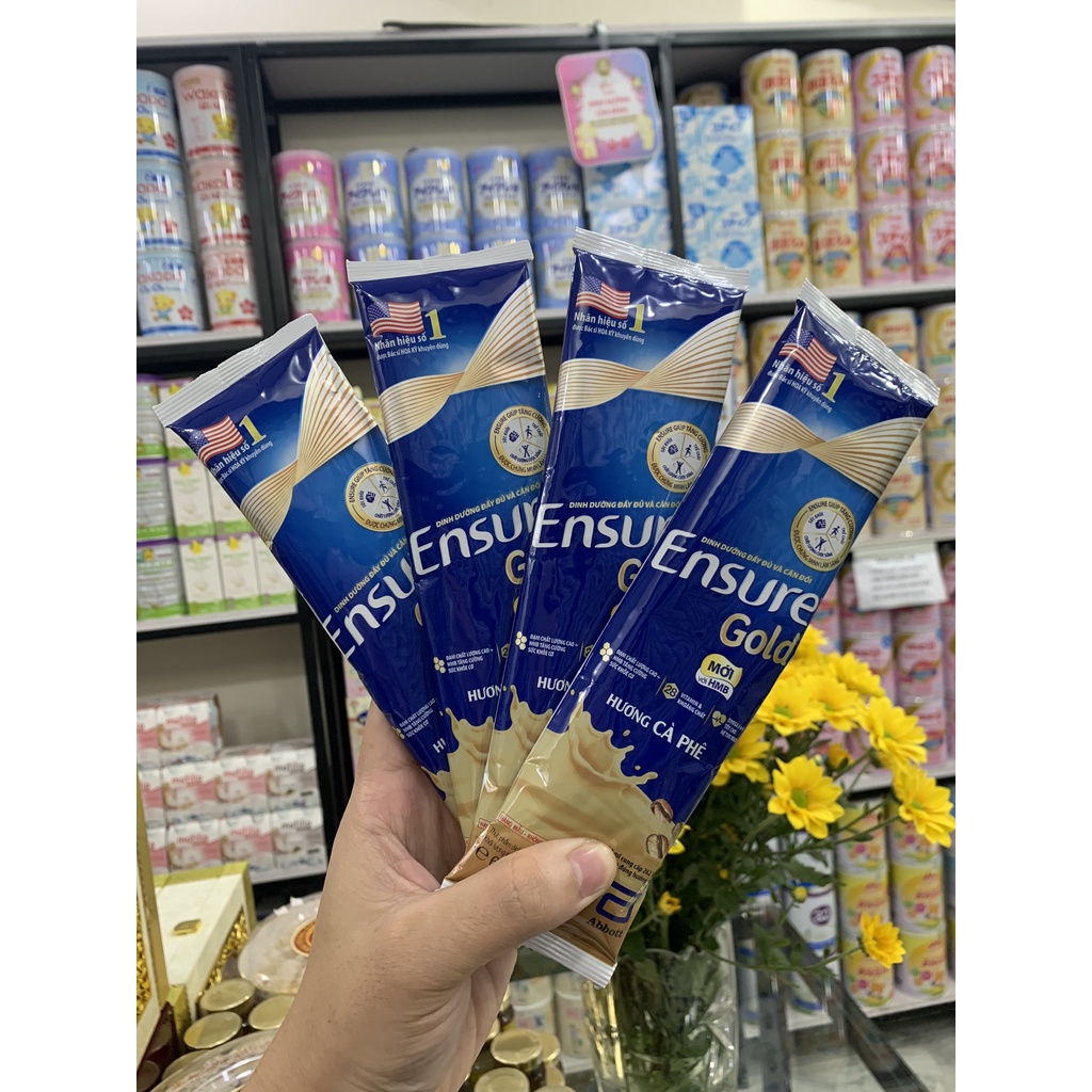 10 Gói Ensure Gold 60,6gram vani | Shopee Việt Nam
