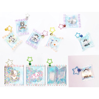 móc khoá kẹo bò sữa MKCS3 charm shaker quả bơ trà sữa trứng lười yakult ...